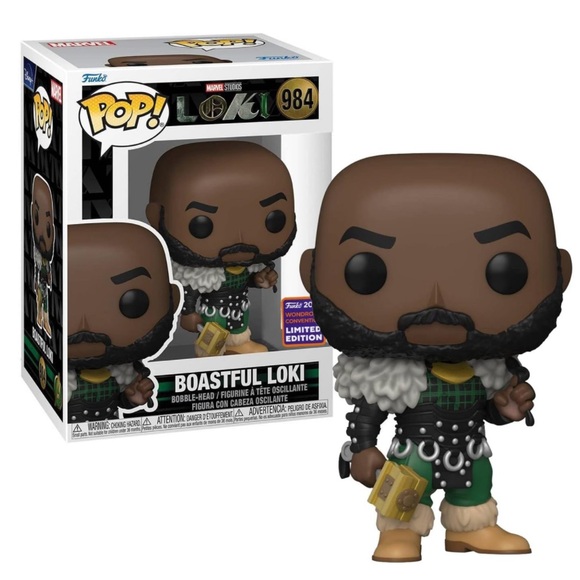 Funko | Toys | Funko Pop Loki Boastful Loki 984 Wondrous Convention ...